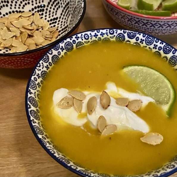Potage à la courge Hubbard